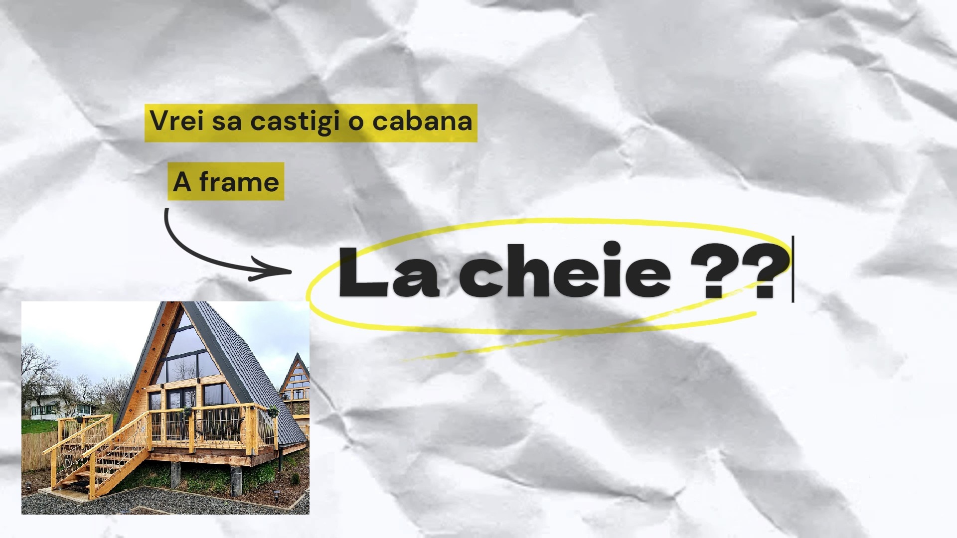 Proiect Cabana tip a frame 6 x 8.6 metri